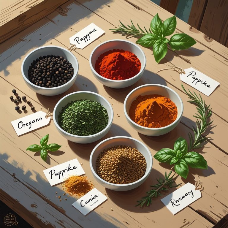 A Complete List of Zero and Low Calorie Food Seasonings