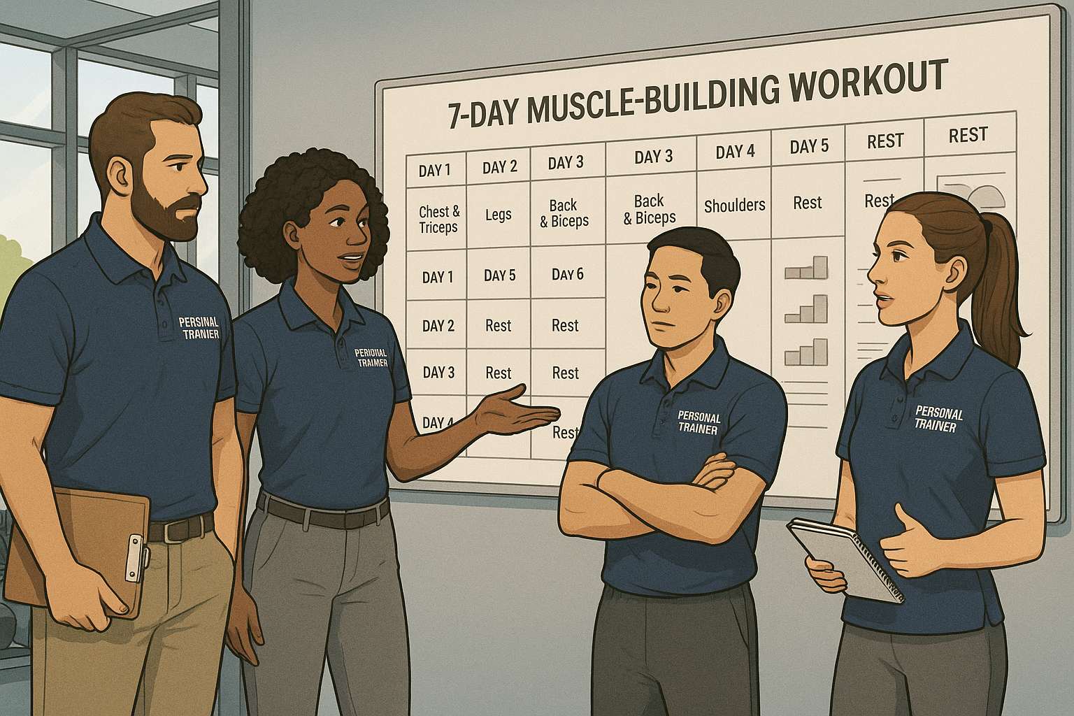 Trainer-Approved Best 7 Day Workout Plan to Build Muscle: The Ultimate Science-Backed Guide