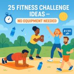 25 Fitness Challenge Ideas to Start Today-No Equipment Needed