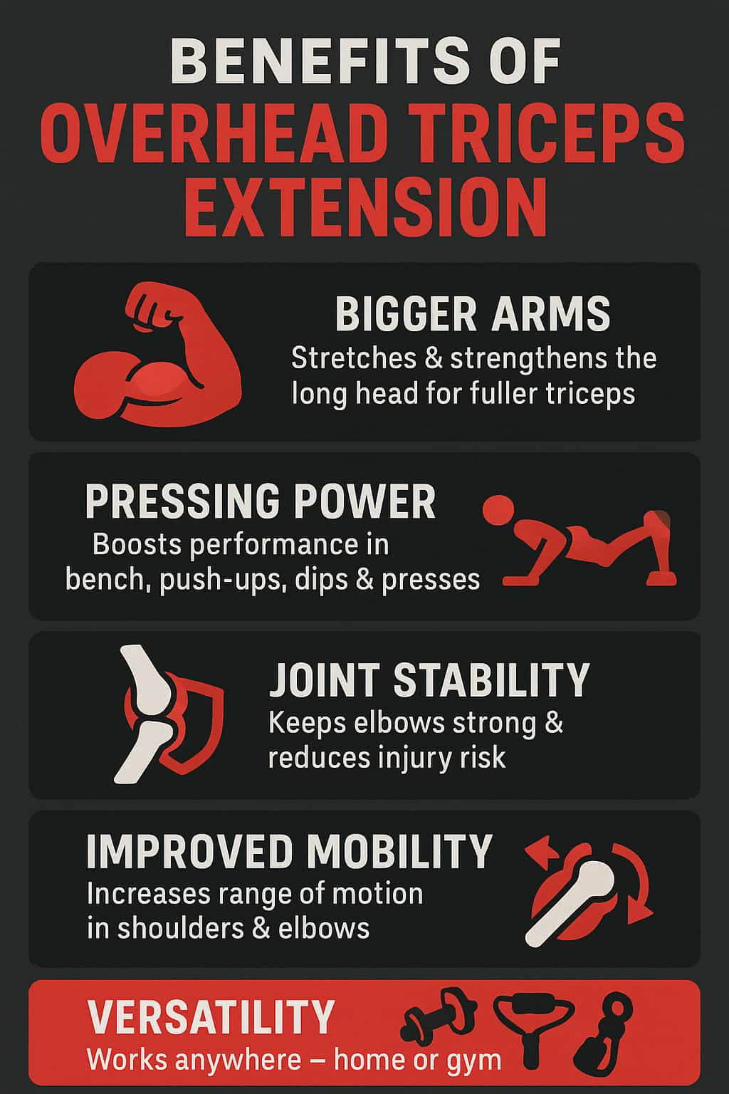 Overhead Triceps Extension: Sculpt Strong, Defined Arms