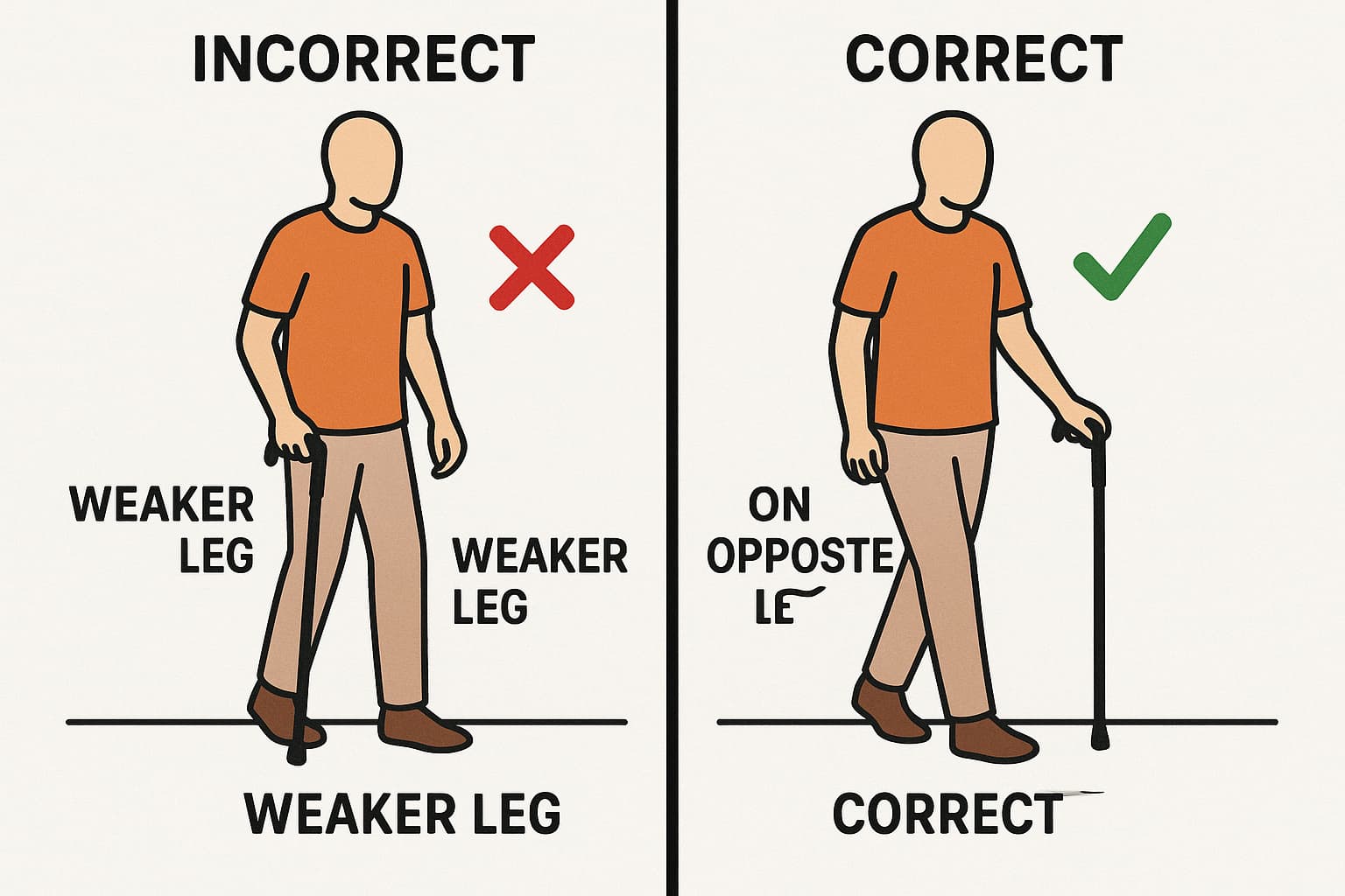 How to Walk with a Cane – 7 Mistakes You Must Avoid