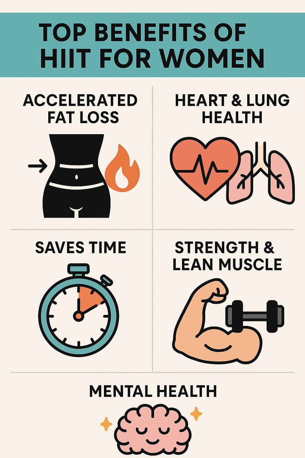 Best HIIT Workout Routine for Women: 10, 20 & 30 Minute Plans