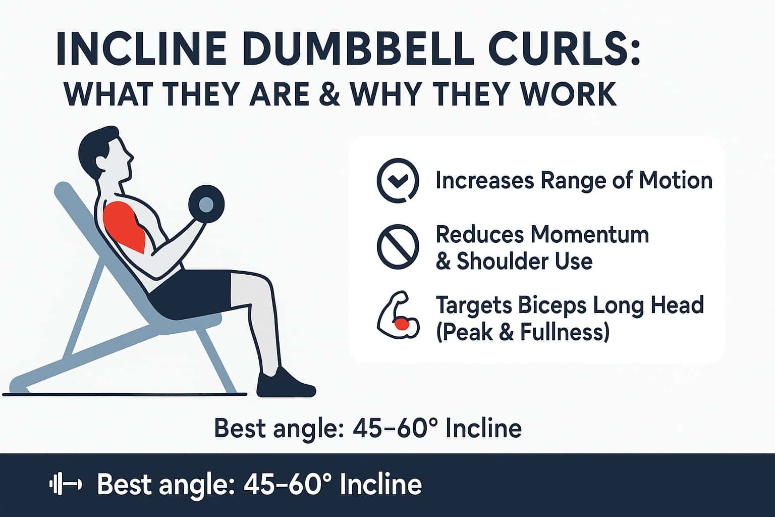 Incline Dumbbell Curls: The Secret to Bigger Biceps