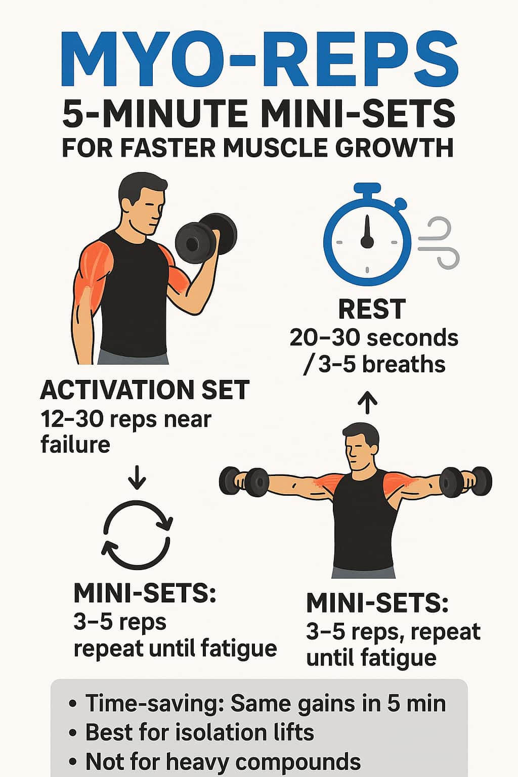 Myo-Reps: 5-Minute Mini-Sets for Faster Muscle Growth