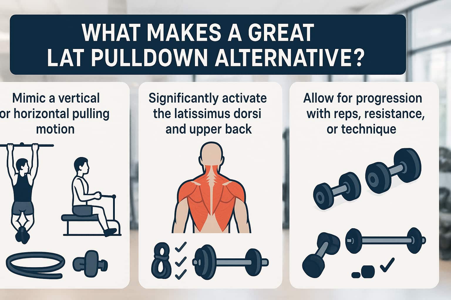 15 Best Lat Pulldown Alternatives Backed by Science & Trainers