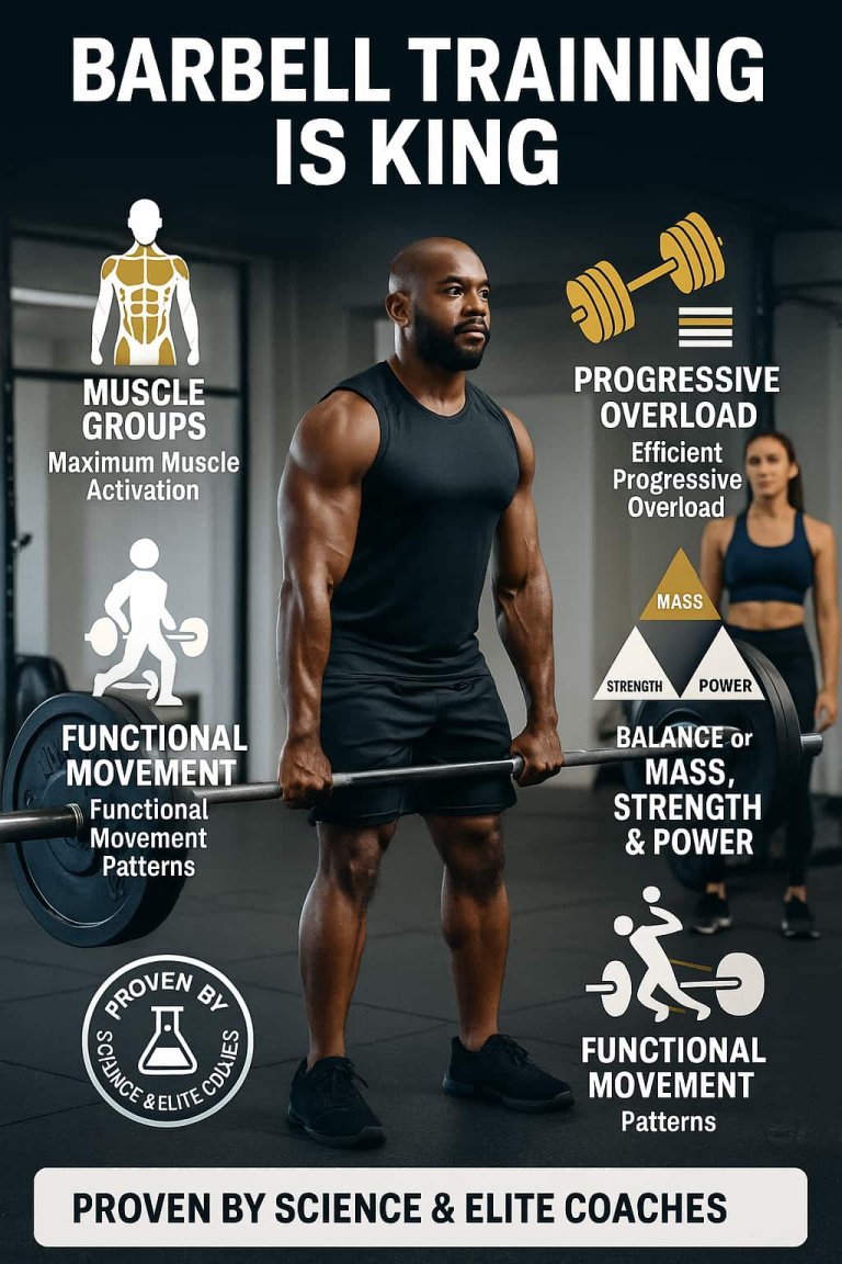 20 Best Barbell Exercises for Muscle Mass, Strength & Power