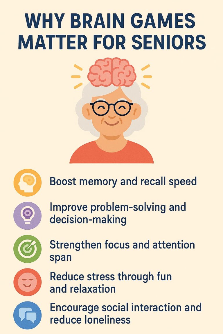 Top Free Brain Games for Seniors: Boost Memory and Mental Agility