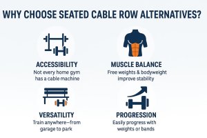 12 Powerful Seated Cable Row Alternatives [No Machine Required]