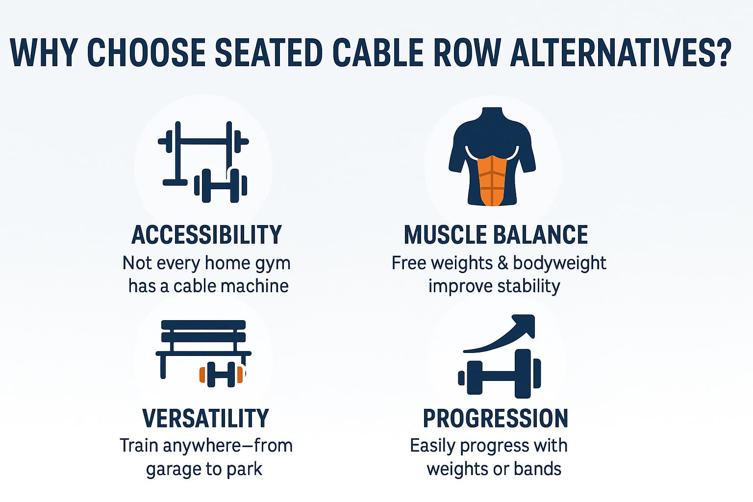 12 Powerful Seated Cable Row Alternatives [No Machine Required]