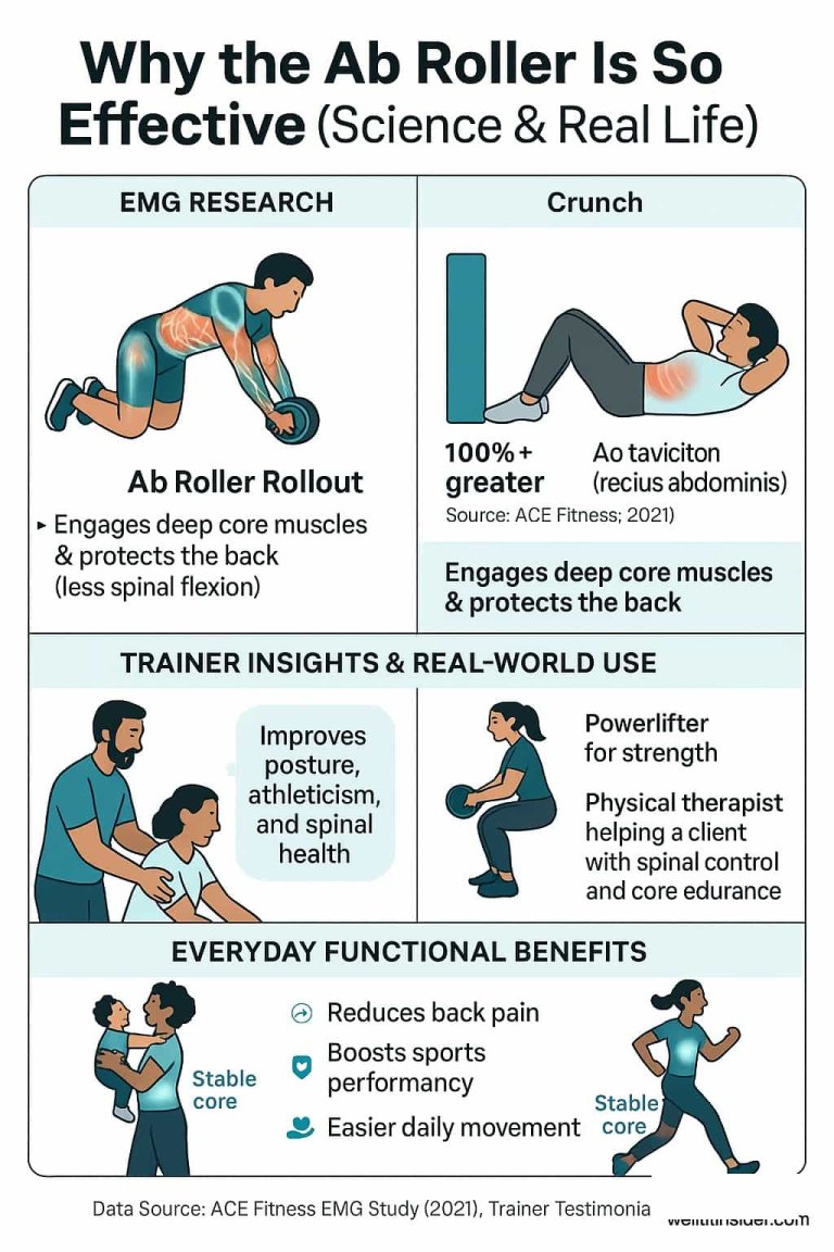 10 Science-Backed Ab Roller Exercises for a Strong Core