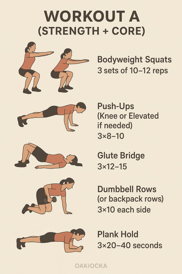 Free Workout Routine for Beginners: 8-Week Plan (3 Days/Week)