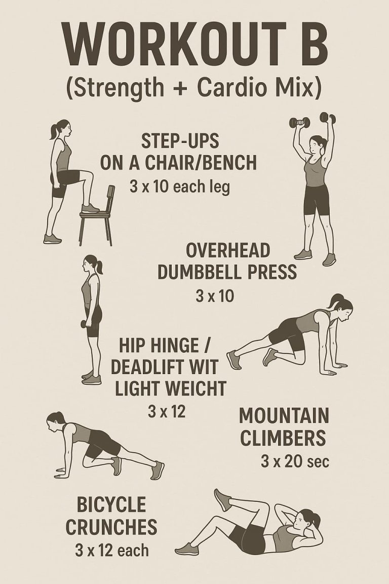 Free Workout Routine for Beginners: 8-Week Plan (3 Days/Week)