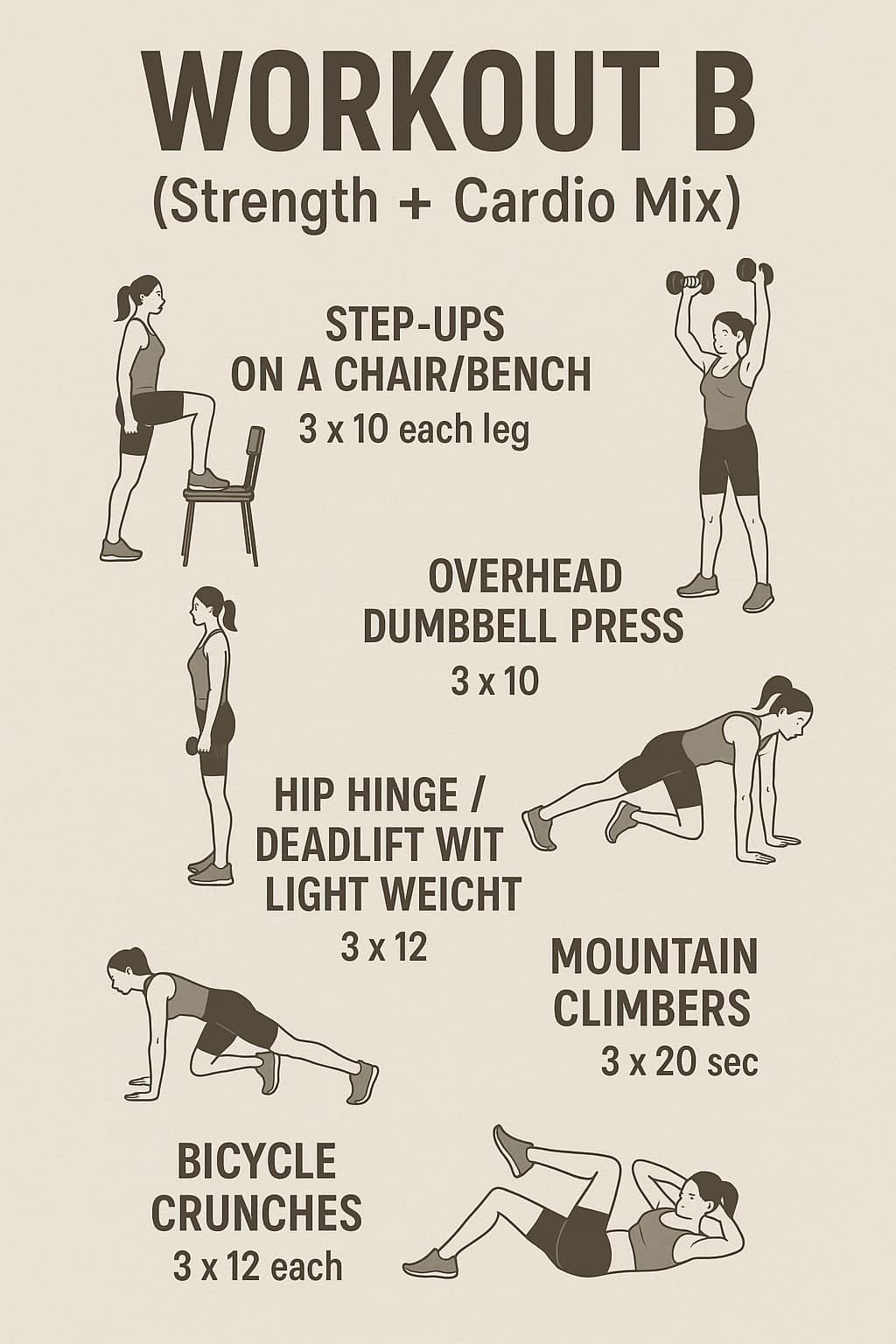 Free Workout Routine for Beginners: 8-Week Plan (3 Days/Week)