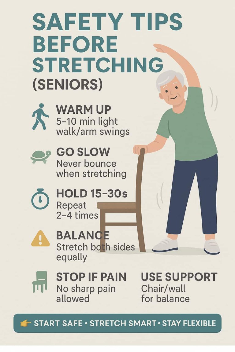 15 Best Stretching Exercises for Seniors: Mobility & Pain Relief