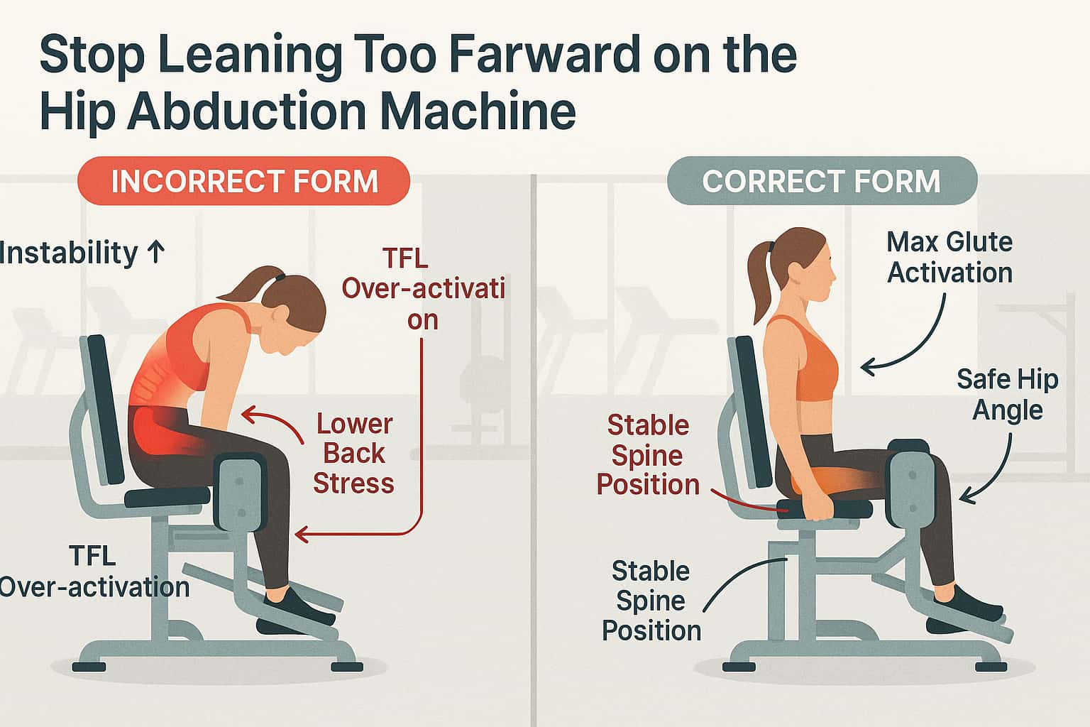 Stop Leaning Too Far: Hip Abduction Machine Form & Technique