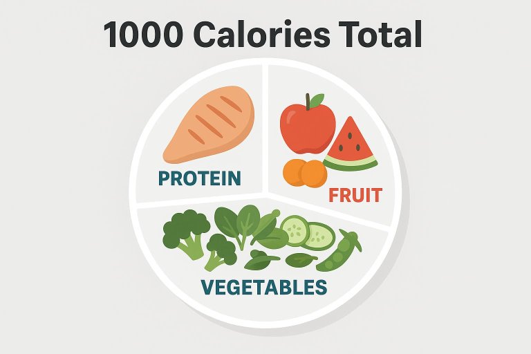 1000 Calorie Diet Plan: Risks, Benefits, and Sample Guide