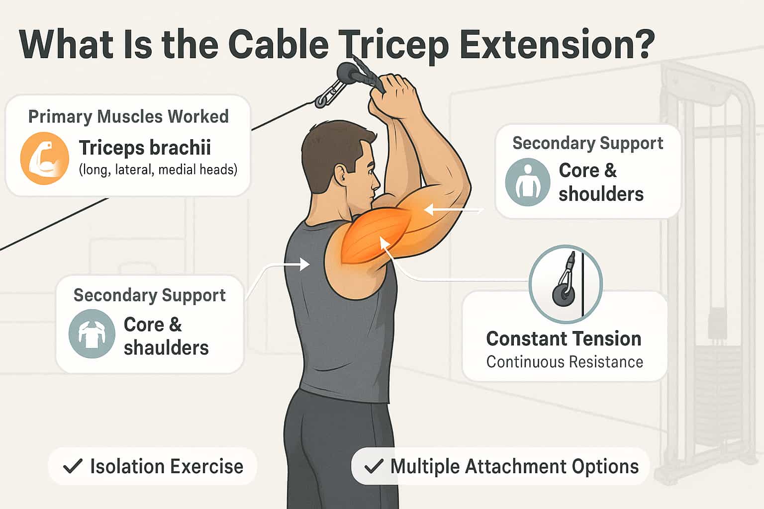 How to Master Cable Tricep Extension for Real Results