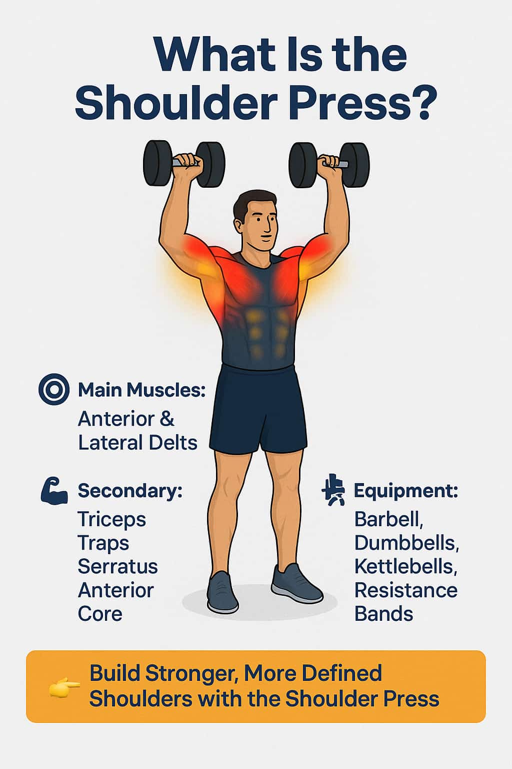 Shoulder Press Guide: How to Build Stronger Delts & Avoid Injury