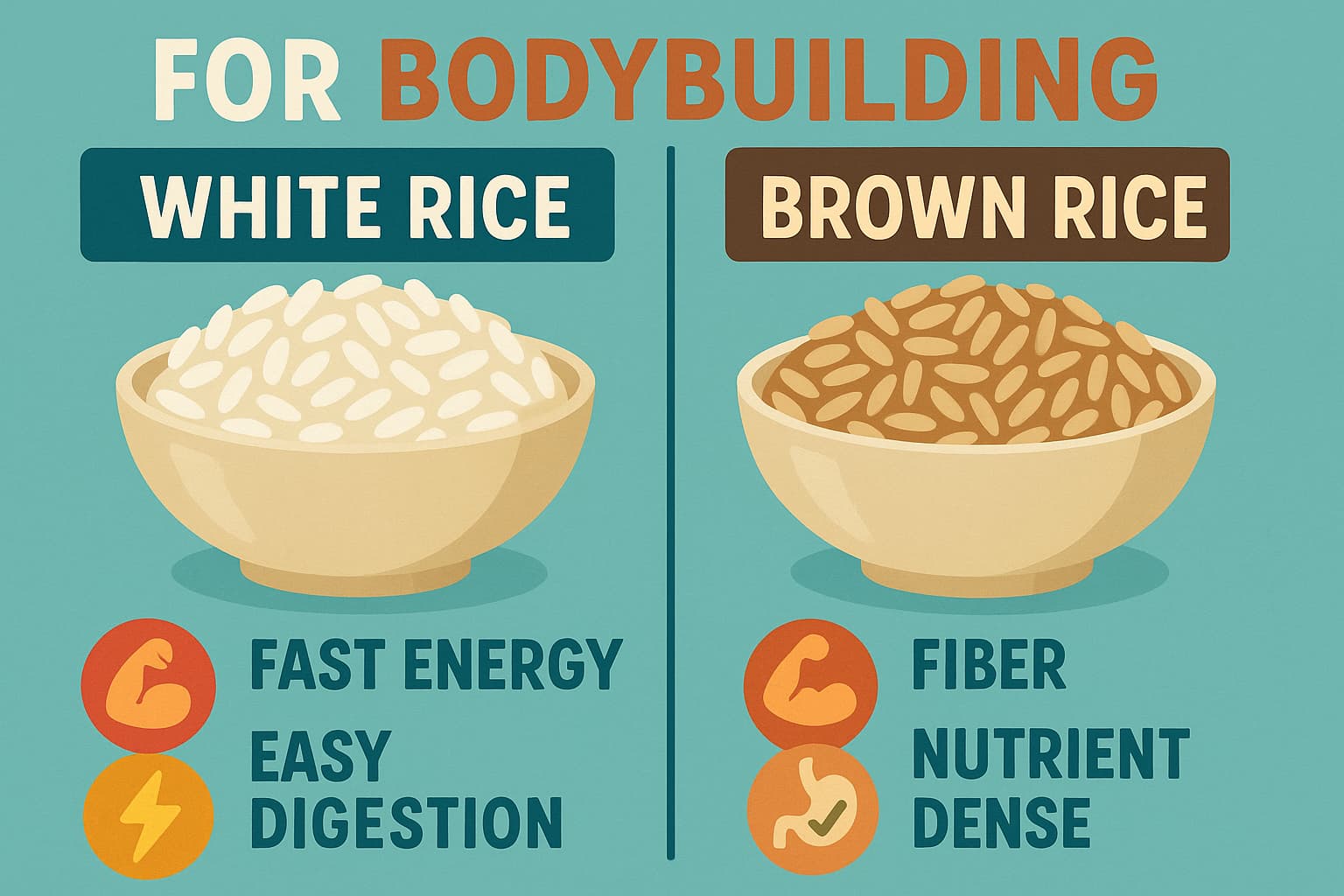 Why Do Bodybuilders Eat White Rice? (Science-Backed Answer)