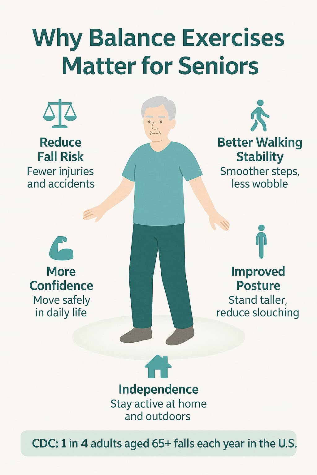 10 Best Balance Exercises for Seniors to Prevent Falls