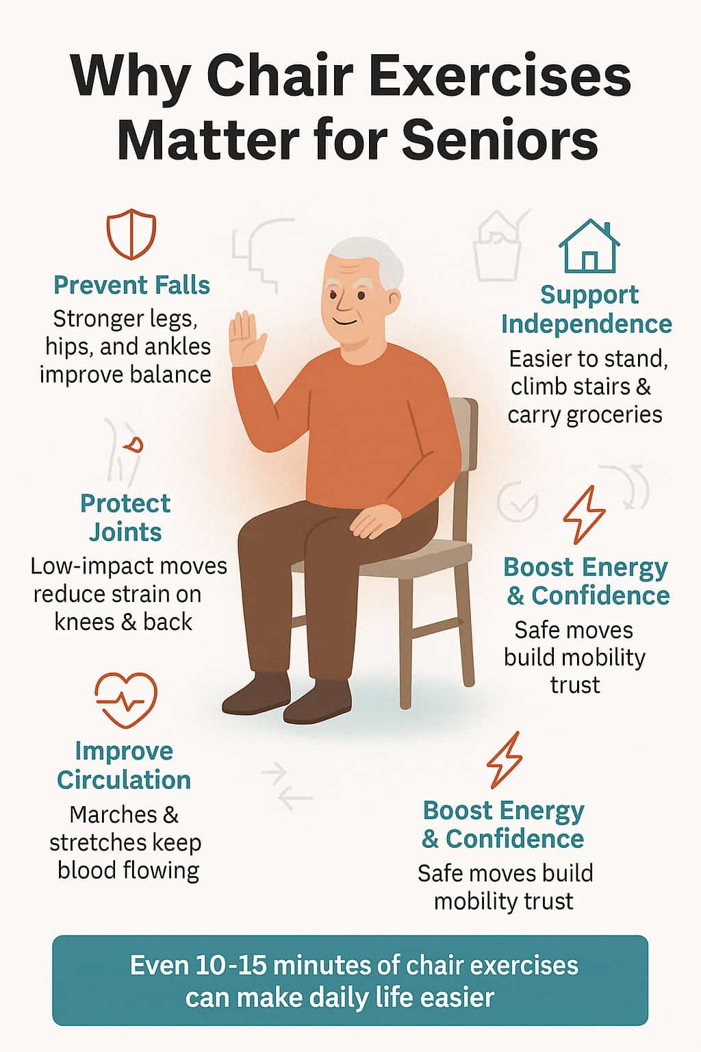 15 Best Chair Exercises for Seniors to Improve Strength & Balance