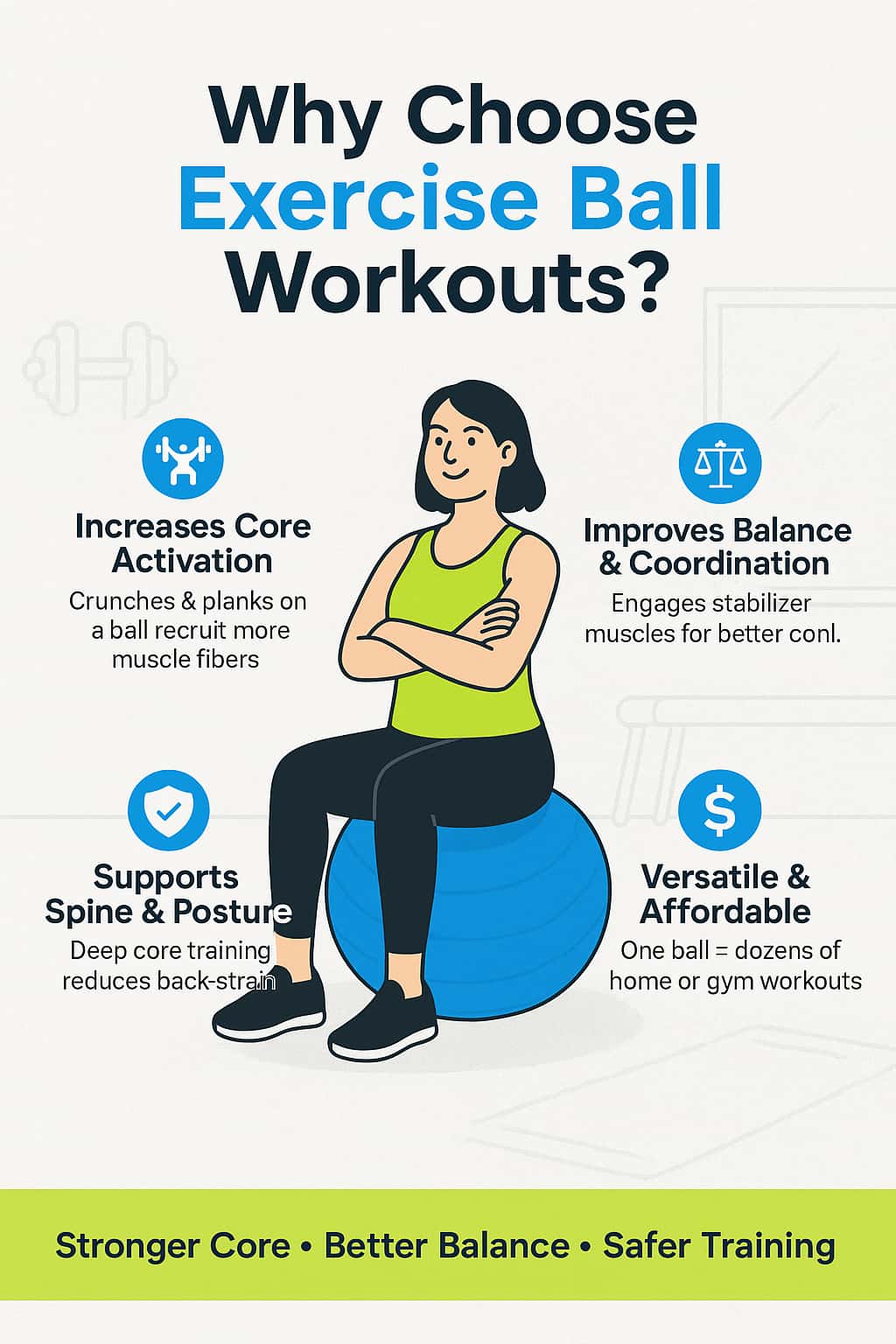 Exercise Ball Workouts: 12 Proven Moves for a Strong Core
