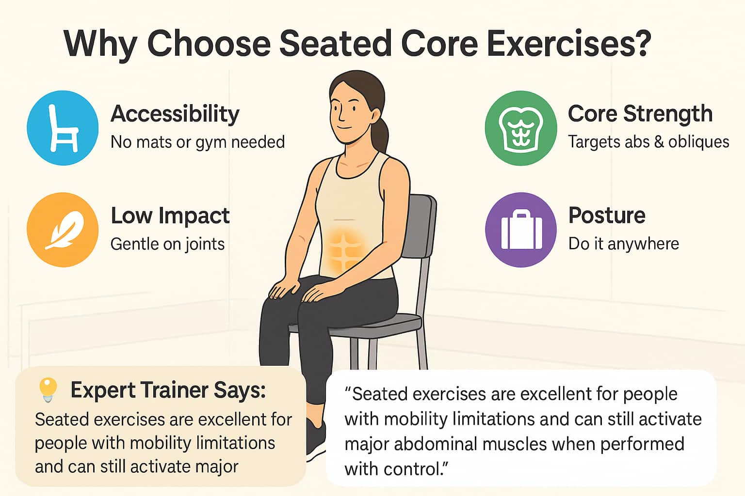 7 Proven Seated Core Exercises to Tone Your Midsection