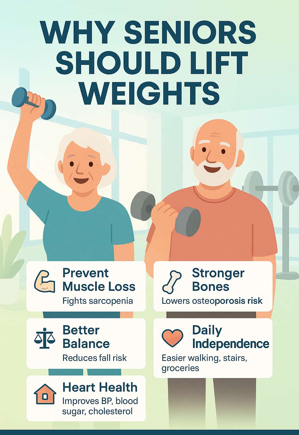 12 Best Weight Lifting for Seniors to Build Strength After 60