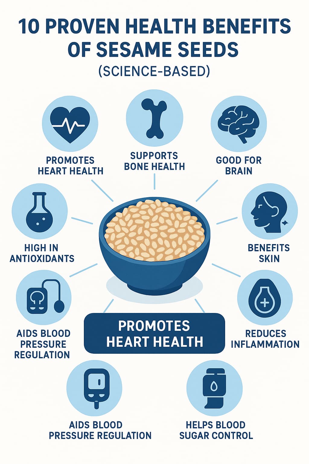 10 Proven Health Benefits of Sesame Seeds (Science-Based)
