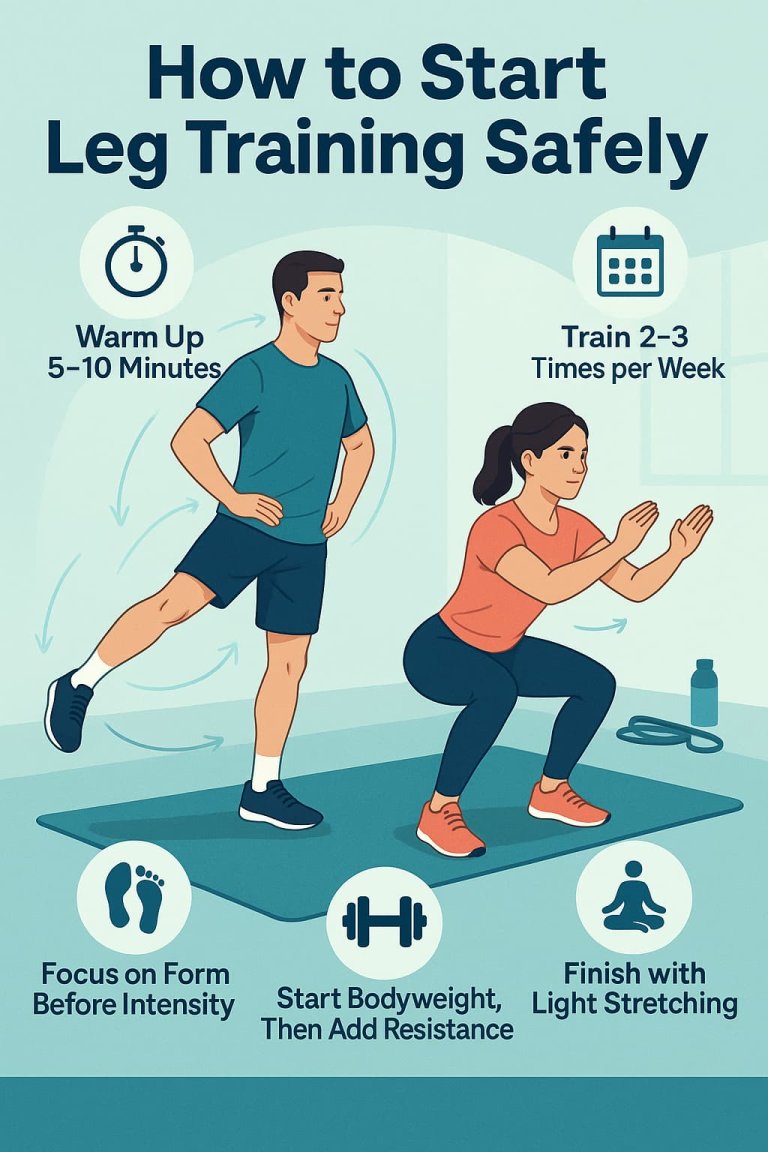 15 Best Leg Exercises for Beginners to Build Strength & Balance