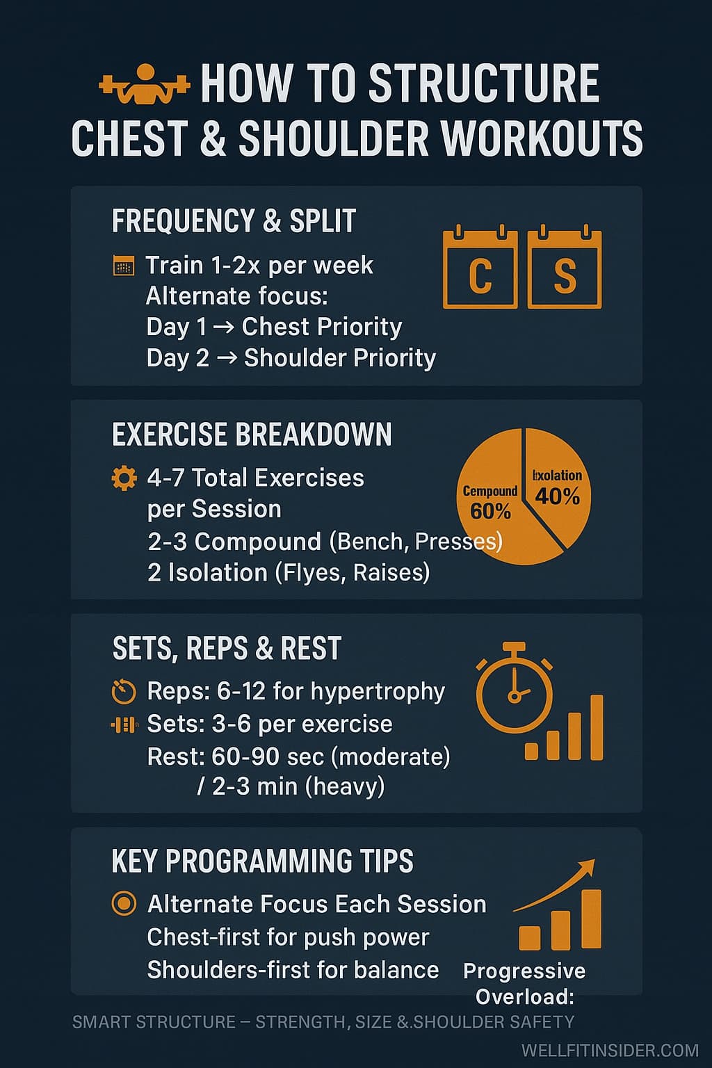 15 Best Chest and Shoulder Workouts to Build Strength and Size