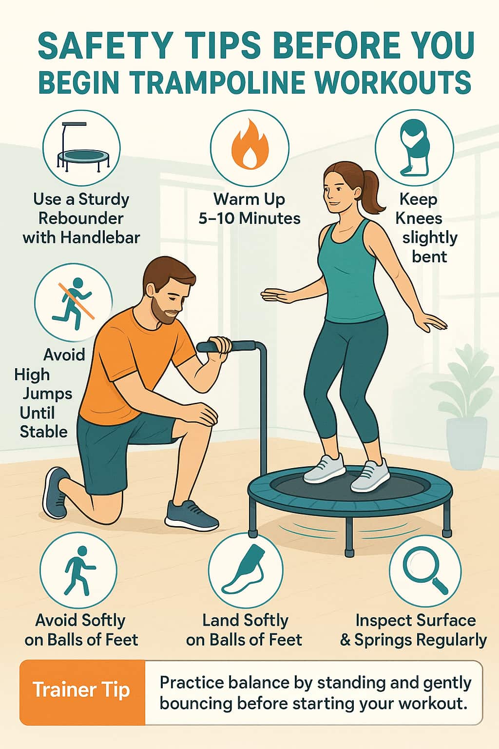 15 Best Trampoline Exercises to Burn Fat and Boost Balance