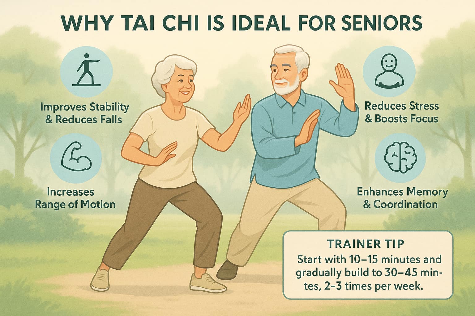 8 Best Tai Chi Exercises for Seniors: Boost Balance & Flexibility