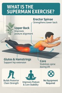Superman Workout: Build Stronger Back, Core & Better Posture