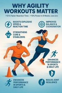 15 Best Agility Workouts: Improve Speed, Coordination & Power