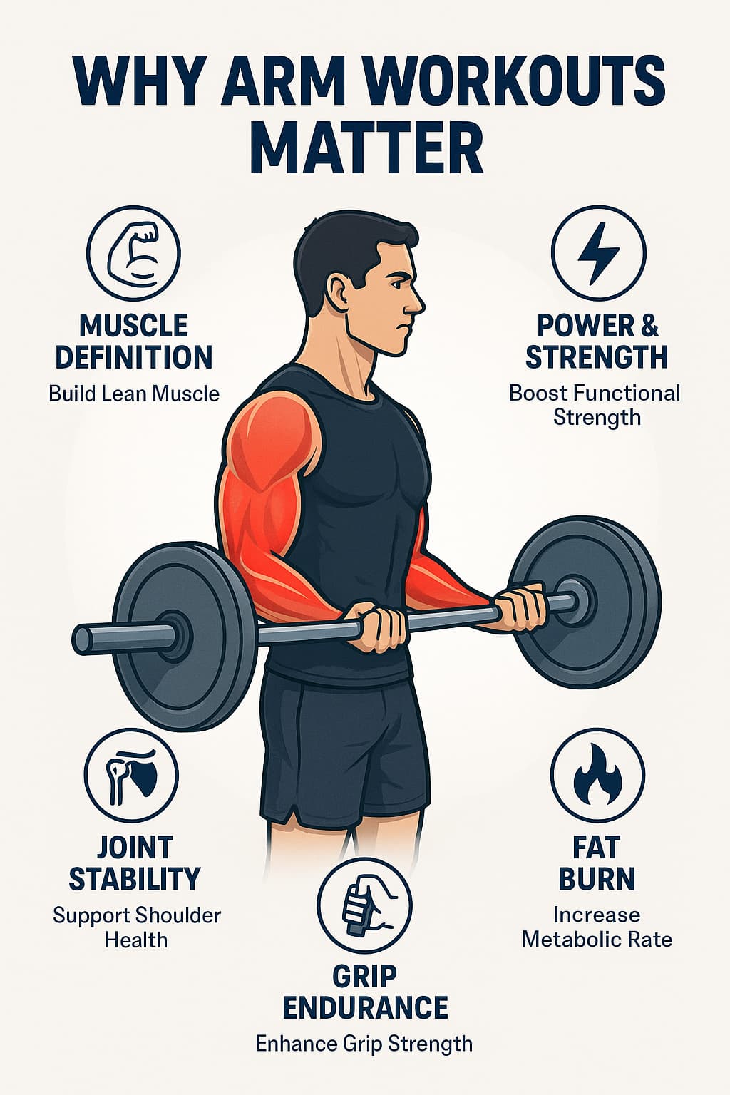 20 Best Arm Workouts for Men to Build Muscle and Power Fast