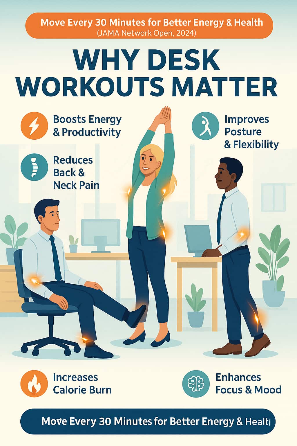 20 Best Desk Workouts to Stay Fit While You Sit