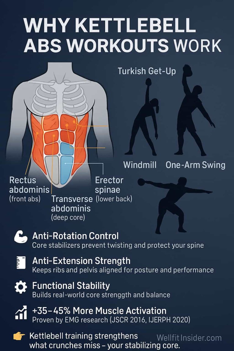 13 Best Kettlebell Abs Workouts for a Stronger, Sculpted Core