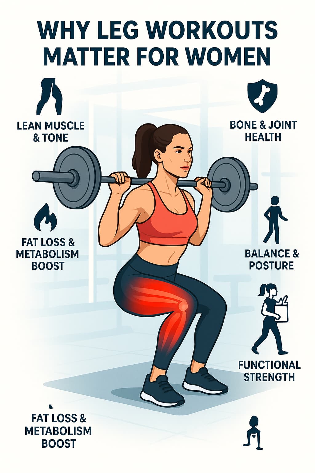 15 Best Leg Workouts for Women to Build Strength and Shape