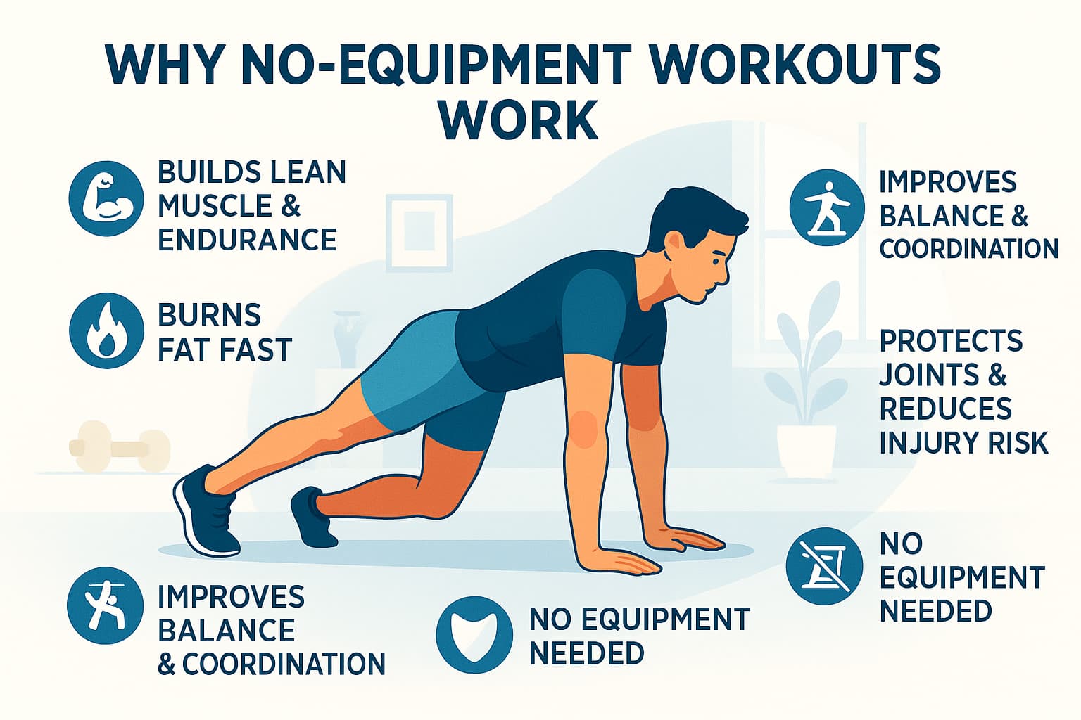20 Best No-Equipment Workouts to Build Strength and Burn Fat