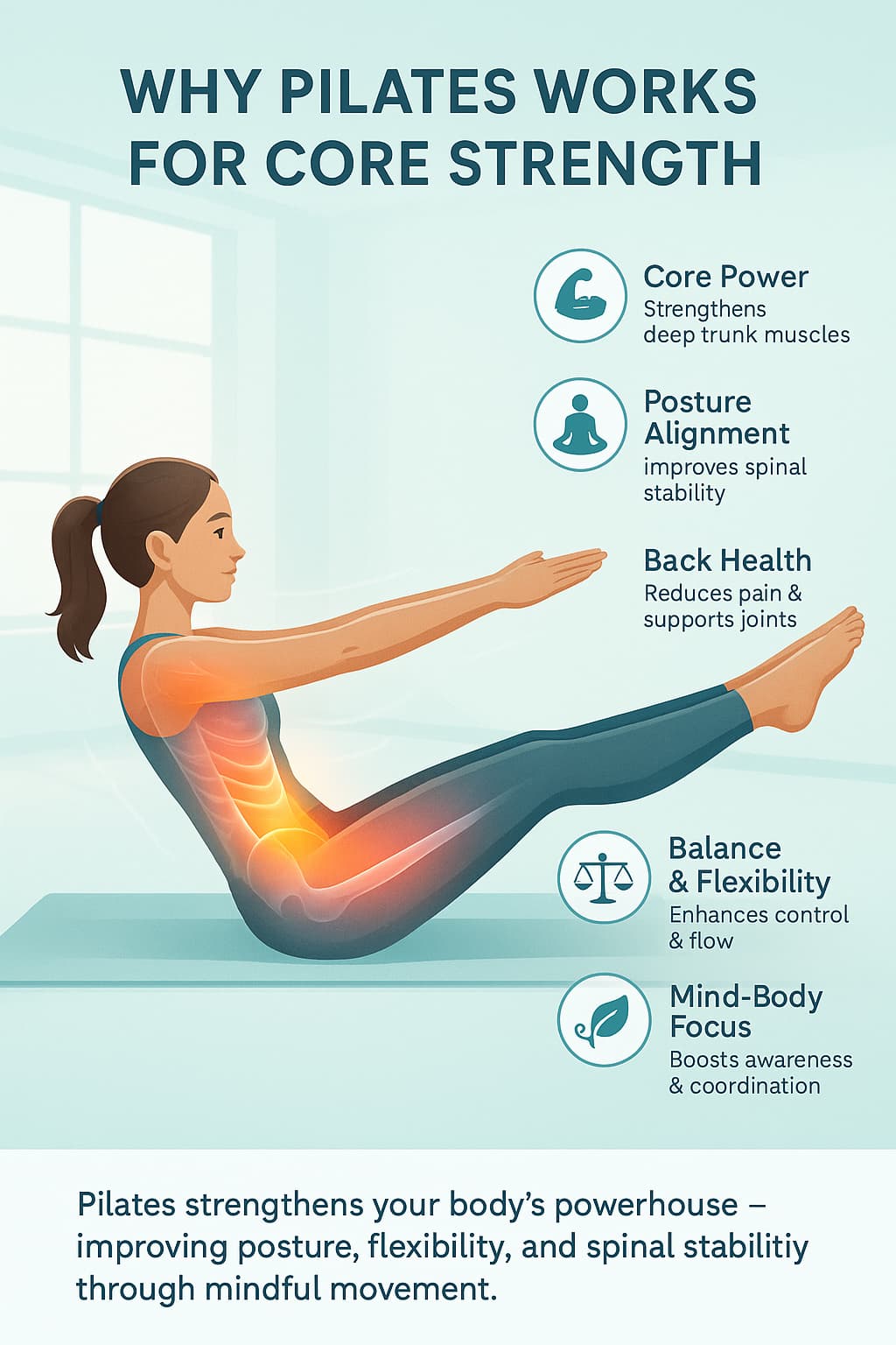 12 Best Pilates Core Exercises to Strengthen & Sculpt Your Abs