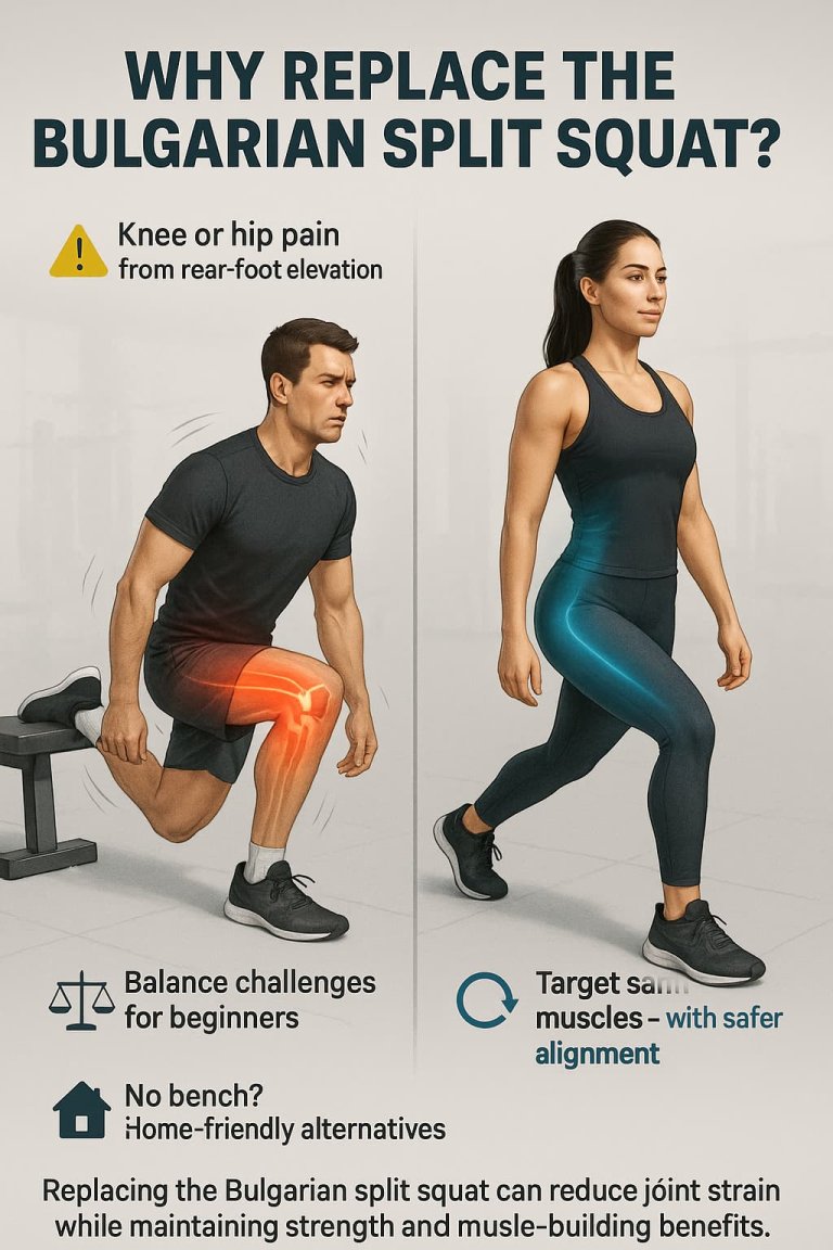 10 Best Bulgarian Split Squat Alternatives: Strong Balanced Legs