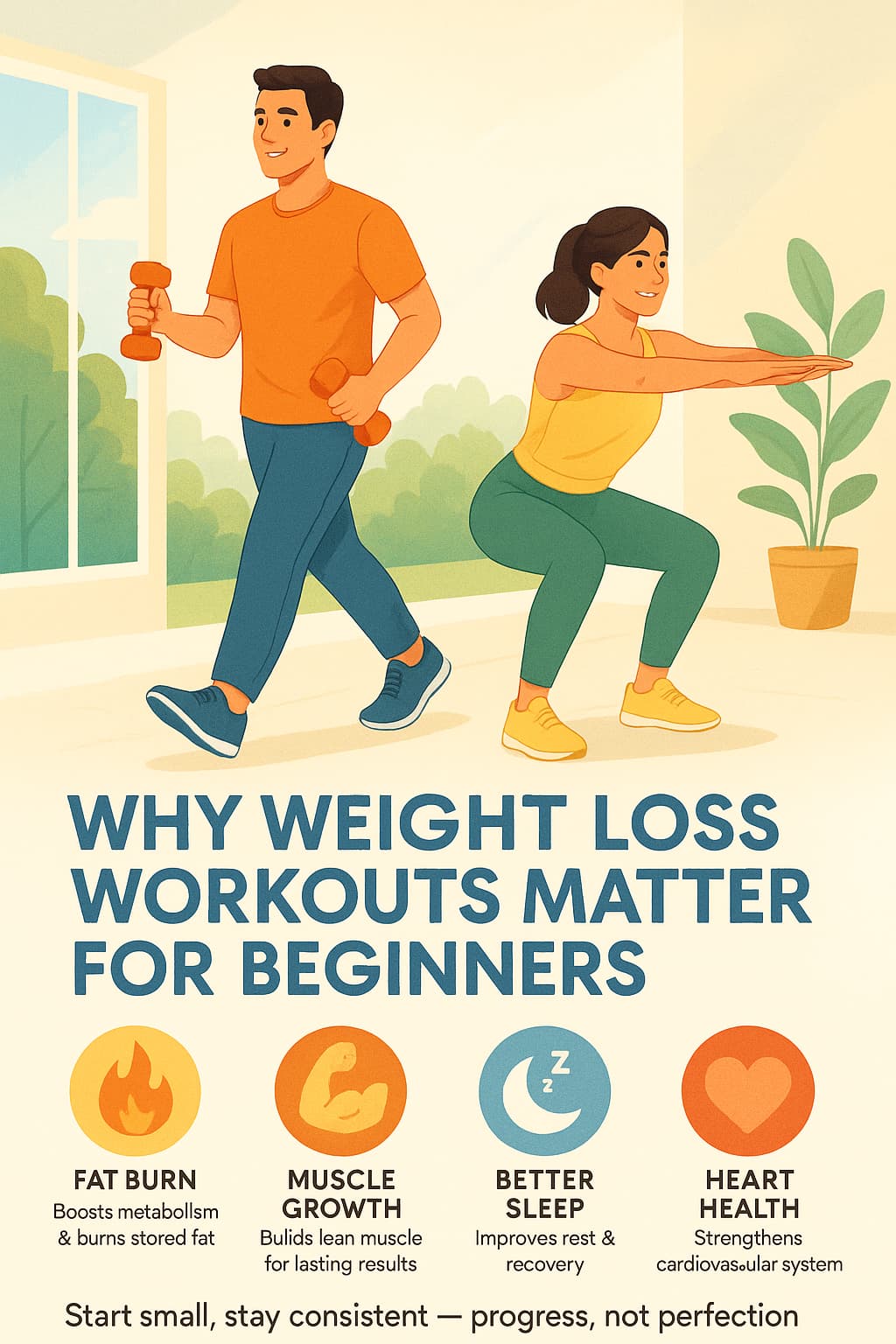 12 Best Weight Loss Workouts for Beginners: Burn Fat & Get Fit