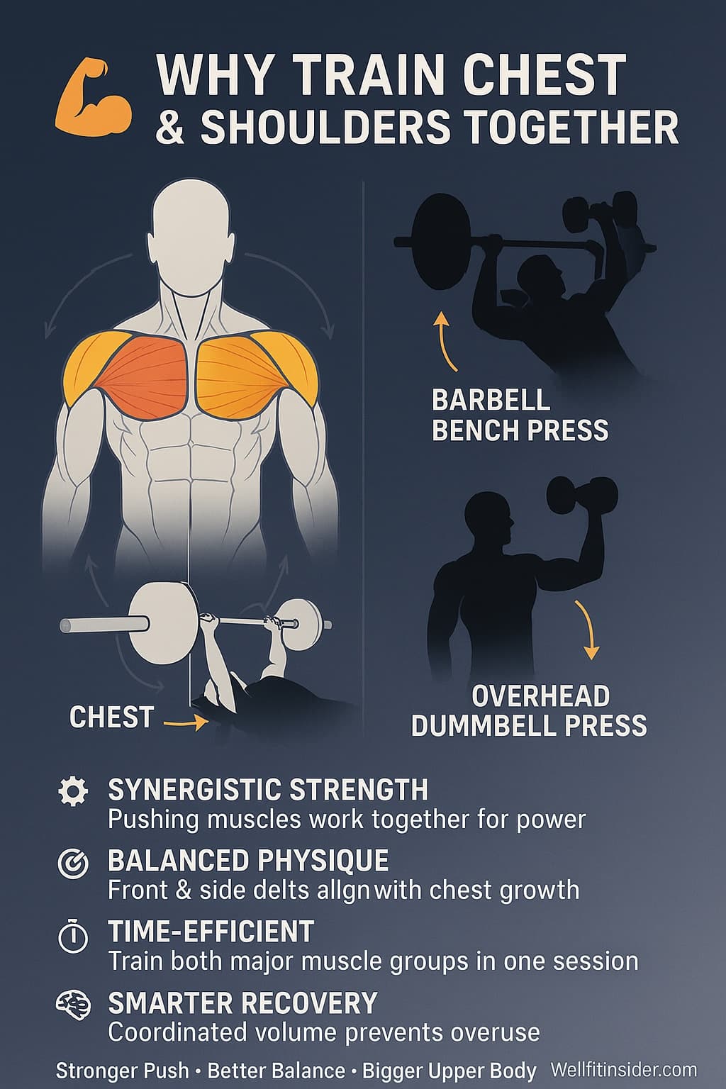 15 Best Chest and Shoulder Workouts to Build Strength and Size
