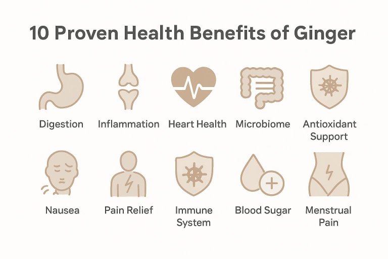 10 Proven Health Benefits of Ginger Backed by Research