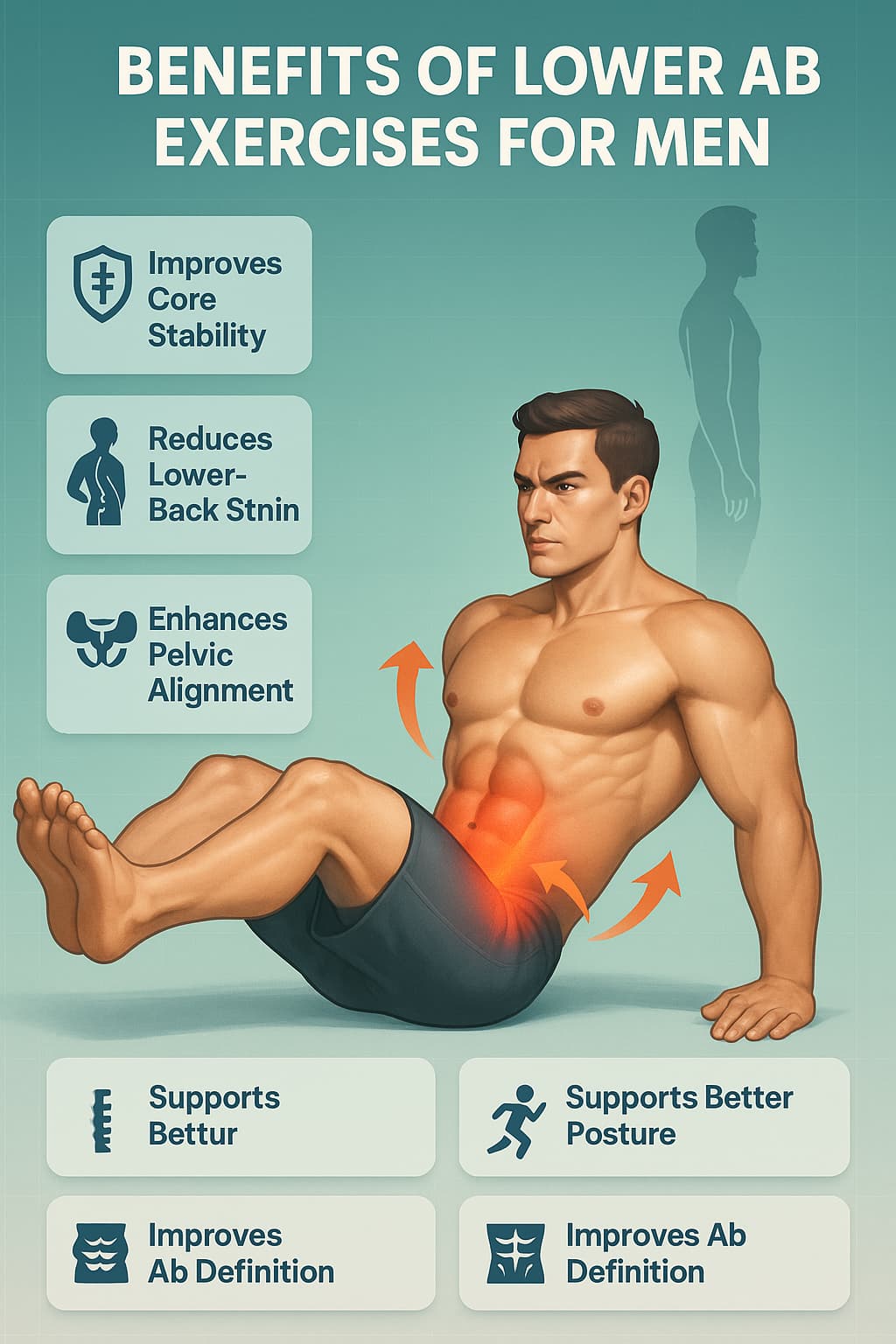 15 Best Lower Ab Exercises for Men for a Stronger, Defined Core