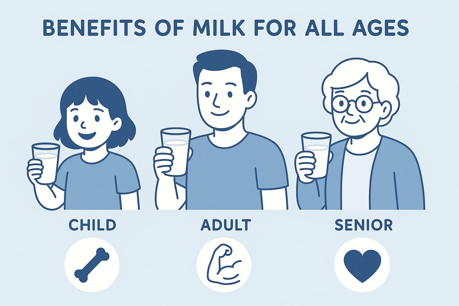 Benefits of Milk for All Ages — Backed by Nutrition Research