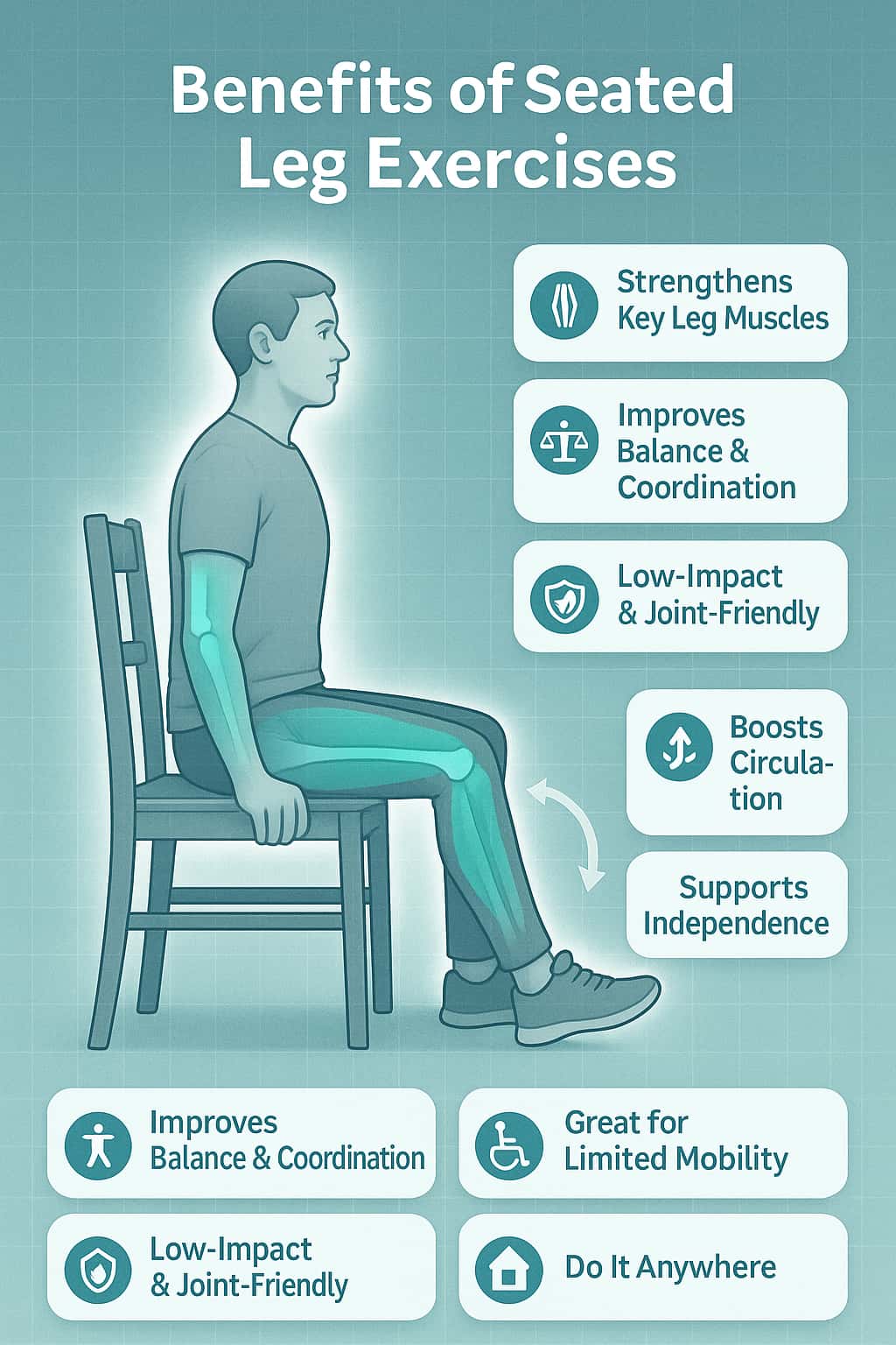 10 Best Seated Leg Exercises to Build Strength Without Standing