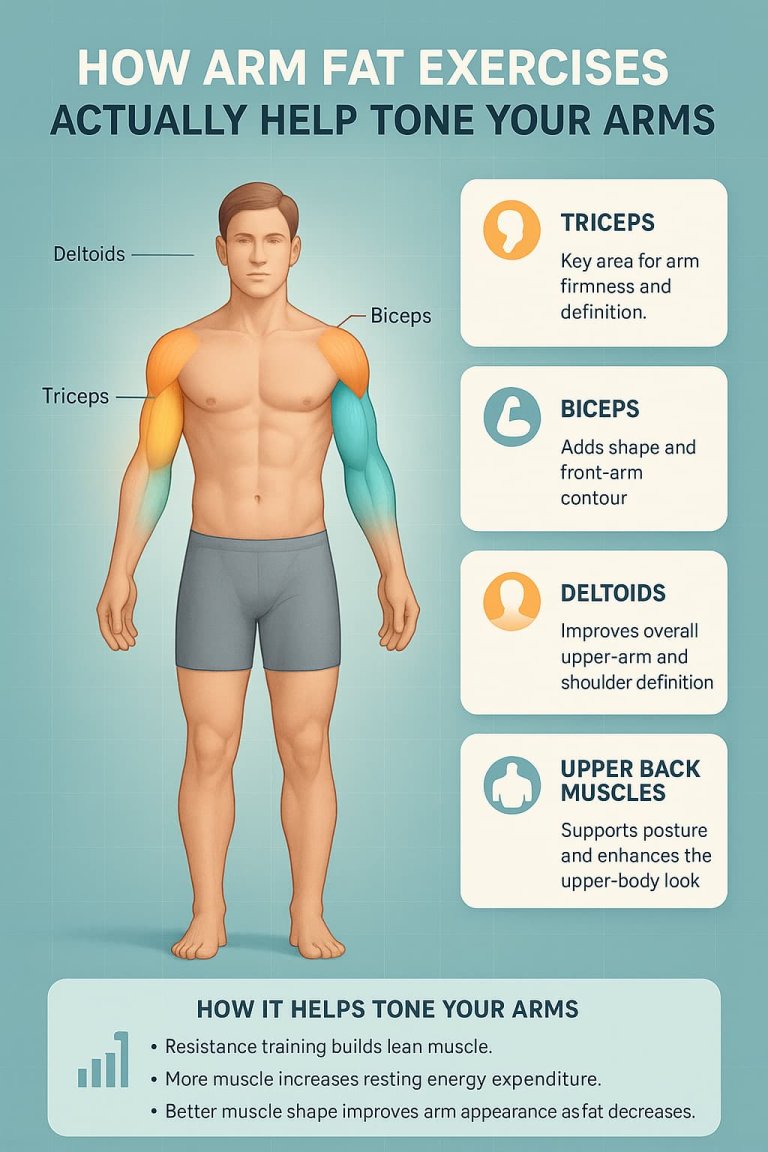 15 Best Arm Fat Exercises to Tone Your Arms Fast