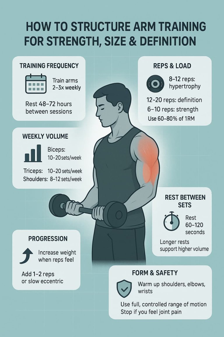 20 Best Arm Exercises to Build Strength, Size and Definition